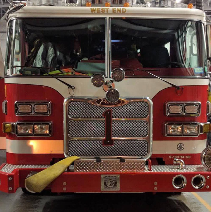 Grille Numbers - Single Digit - Box Alarm Grilles