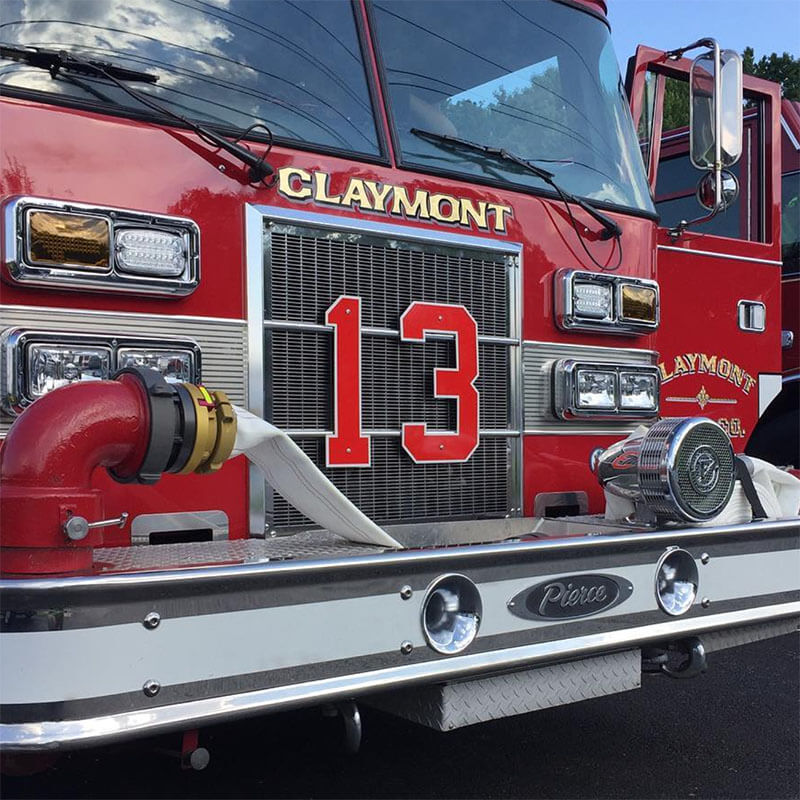 Grille Numbers - Two Digits - Box Alarm Grilles